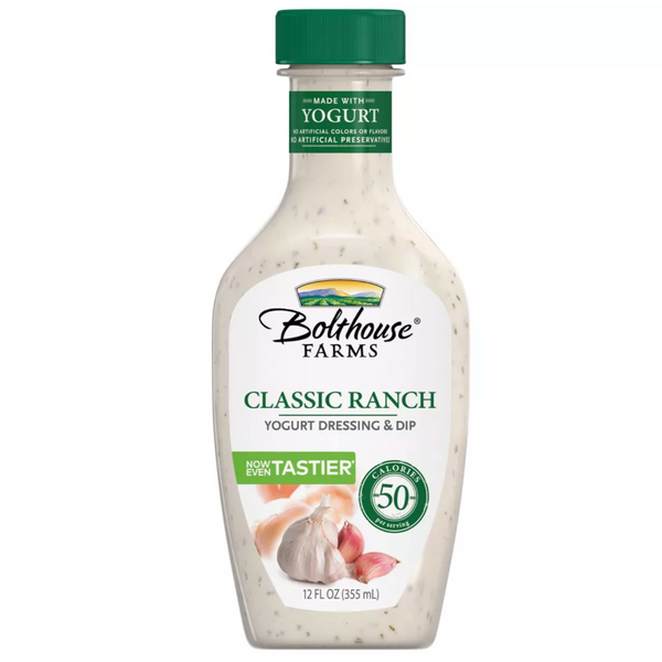 Bolthouse Farms Classic Ranch Yogurt Dressing & Dip, 12 fl oz