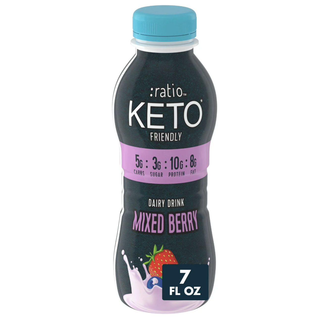 Ratio Keto Friendly Mixed Berry Flavored Dairy Drink, 7 oz. – Water Butlers