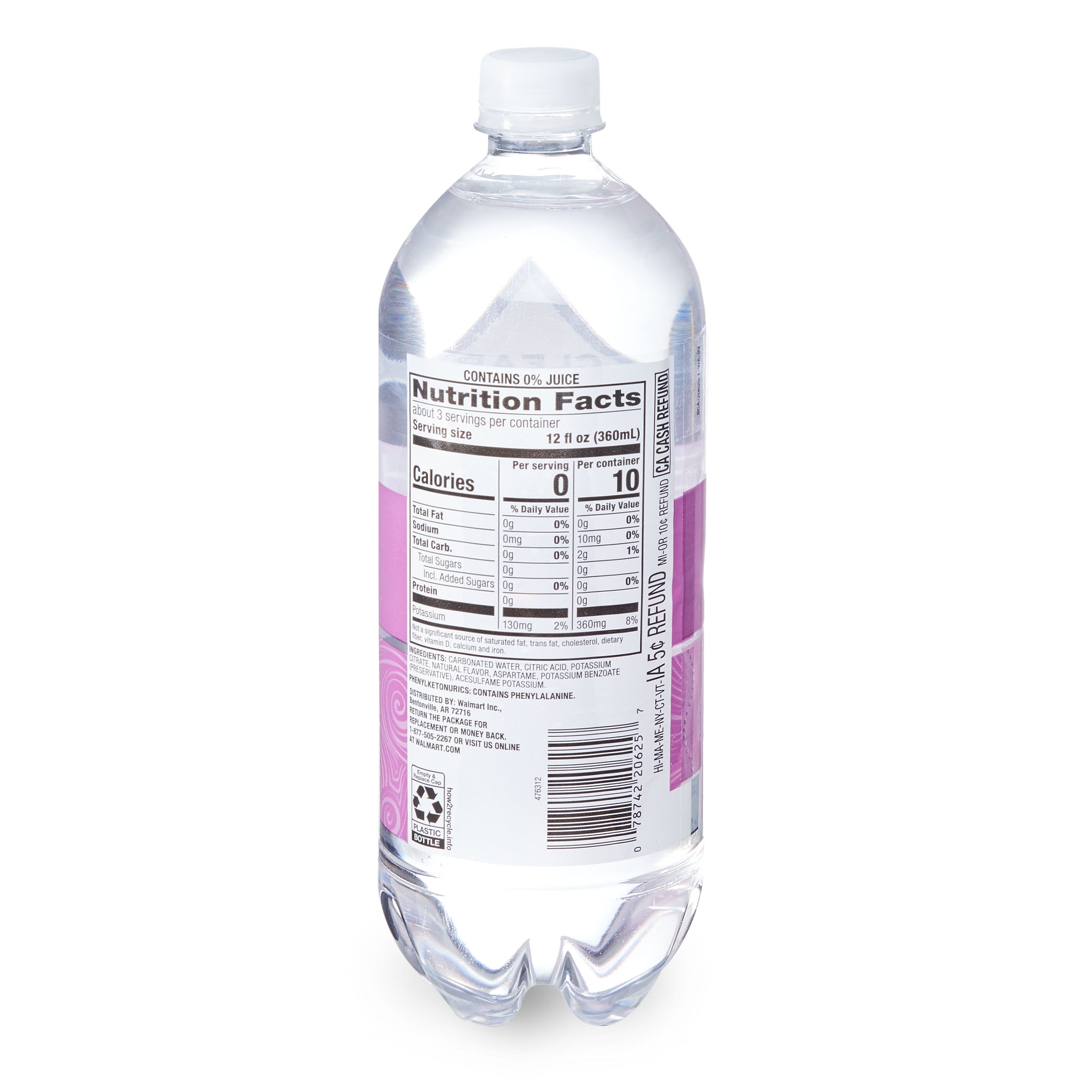 Clear American Black Cherry Sparkling Water, 33.8 fl oz – Water Butlers