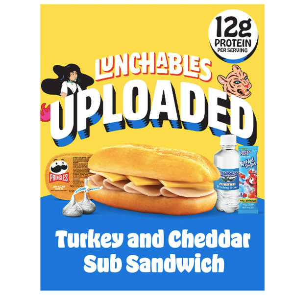 Lunchables Uploaded Turkey and Cheddar Sub Sandwich, 15 oz